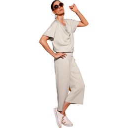 WITT Damen Culotte mit Dehnbund hinten, hellgrau, Gr&ouml;&szlig;e 46
