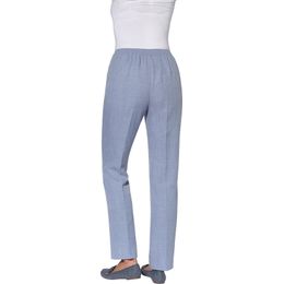 WITT Damen Schlupfhose mit Zierschnalle, taubenblau-meliert, Gr&ouml;&szlig;e 40