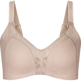 Naturana Damen Minimizer-BH ohne B&uuml;gel mit Spitze, elfenbein, Gr&ouml;&szlig;e 105B