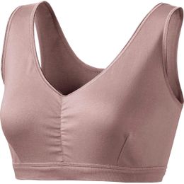 w&auml;schepur w&auml;schepur Damen Bustier mit doppeltem Softbund, jeansblau + mauve, Gr&ouml;&szlig;e 54
