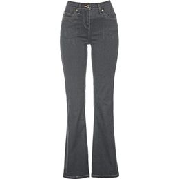 WITT Damen Bootcut-Jeans im 5-Pocket-Stil, stone-grey-denim, Gr&ouml;&szlig;e 23