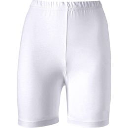 WITT Damen Radlerhose in kurzer Form, wei&szlig;, Gr&ouml;&szlig;e 54