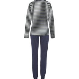 Vivance Dreams Damen Pyjama, dunkelblau, Gr&ouml;&szlig;e 44/46