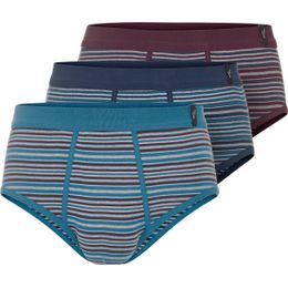 w&auml;schepur men Herren Slip, topas + dunkelblau + burgund, Gr&ouml;&szlig;e 6