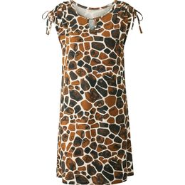 feel good Sommer-Kleid, Natur, Gr. 52/54, Damen, Strandkleider, Material: Viskose, Elasthan