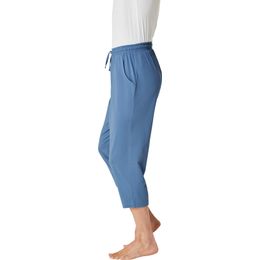 w&auml;schepur men Herren Hose 3/4-lang, grau-meliert + mittelblau, Gr&ouml;&szlig;e 48/50