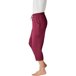 w&auml;schepur men Herren Hose 3/4-lang, bordeaux + schwarz, Gr&ouml;&szlig;e 60/62