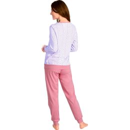 w&auml;schepur w&auml;schepur Damen Schlafanz&uuml;ge im Doppelpack, bleu + erika, Gr&ouml;&szlig;e 36/38