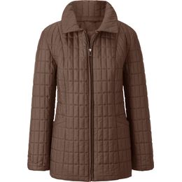 WITT Damen Steppjacke mit kn&ouml;pfbarer Innentasche, schoko, Gr&ouml;&szlig;e 46