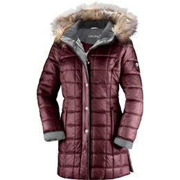 WITT Damen Steppjacke mit Rei&szlig;verschluss-Seitenschlitzen, bordeaux, Gr&ouml;&szlig;e 40