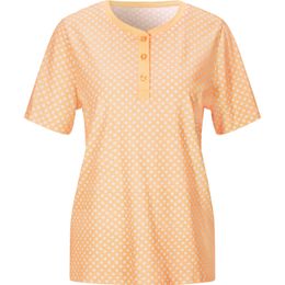 w&auml;schepur w&auml;schepur Damen Shortys in Single Jersey-Qualit&auml;t, apricot + kalkmint, Gr&ouml;&szlig;e 48/50
