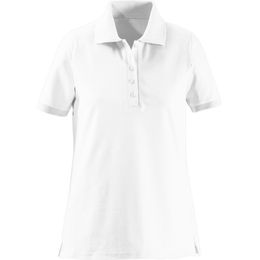 Heine Damen Poloshirt, Wei&szlig;, Gr. 40, T-Shirts, 100% Baumwolle