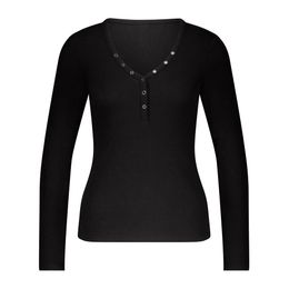 Hunkemöller Hunkemöller Pyjama-Obertei in Schwarz - 44% | Größe XL | Damen-loungewear