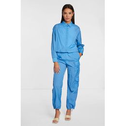 Rich & Royal Rich & Royal Bluse in Blau - 62% | Gr&ouml;&szlig;e 36 | Damen-blusen