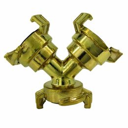 Boni-Shop® Y Verteiler, Messing Y Verteiler, Schnellkupplung, Universal