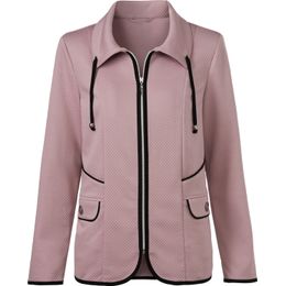 WITT Damen Jerseyblazer in strukturierter Qualit&auml;t, mauve, Gr&ouml;&szlig;e 38