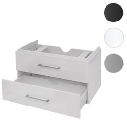 Mendler Premium Waschbeckenunterschrank HWC-D16, Waschtischunterschrank Waschtisch Badm&ouml;bel, hochglanz 90cm 62245