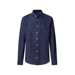Hackett London Button Up Shirt 'Ess' male Blue size XL