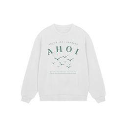 F4NT4STIC Sweatshirt 'Ahoi M&ouml;we Knut und Jan' male White size XS