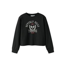 name it Sweatshirt 'NKFVANITA' M&auml;dchen Gr&ouml;&szlig;e 158/164 hellrot / schwarz / wei&szlig;