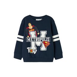 name it Sweatshirt 'NMMJASP SUPERMAN' Jungen Gr&ouml;&szlig;e 92 navy / gelb / rot / wei&szlig;