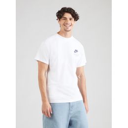 Nike Sportswear T-Shirt Herren Größe M dunkelblau / grau / weiß