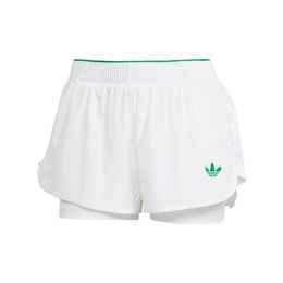 adidas Performance Sportshorts 'Pro' Damen Gr&ouml;&szlig;e XS/S gr&uuml;n / wei&szlig;