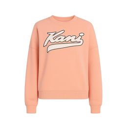 Karl Kani Sweatshirt Damen Gr&ouml;&szlig;e S beige / orange