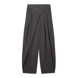 Bershka Hose Damen Gr&ouml;&szlig;e 34 dunkelgrau