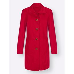 WITT Damen Jacke mit variablem Kragen, rot, Gr&ouml;&szlig;e 40