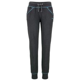 Bench. Loungewear Damen Relaxhose, anthrazit-petrol, Gr&ouml;&szlig;e 56/58