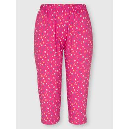 w&auml;schepur w&auml;schepur Damen Capri-Hose, fuchsia-bedruckt, Gr&ouml;&szlig;e 40/42