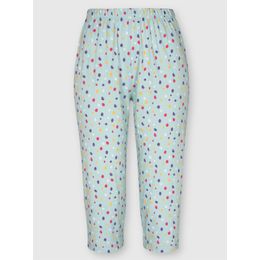 w&auml;schepur w&auml;schepur Damen Capri-Hose, kalkmint-bedruckt, Gr&ouml;&szlig;e 36/38