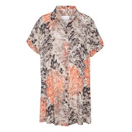 Lascana Damen Longbluse, apricot-taupe bedruckt, Gr&ouml;&szlig;e 36