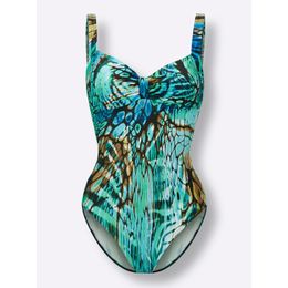 Sunflair Damen Badeanzug, smaragd-t&uuml;rkis-bedruckt, Gr&ouml;&szlig;e 40B