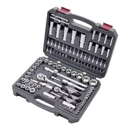 Kraftwerk Steckschl&uuml;ssel-Satz, Basic, 1/4"+1/2", 105-tlg. (204.103.601)