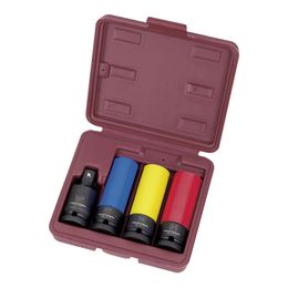 Kraftwerk Alufelgen-Gelenk-Schlagnuss-Satz 1/2" 4-teilig (3083)
