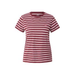 Levi's LEVI'S Shirt 'The Perfect Tee' female size M Wine red / White