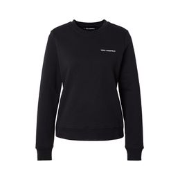 K by KARL LAGERFELD Karl Lagerfeld Sweatshirt 'ESSENTIAL' Damen Gr&ouml;&szlig;e L schwarz / wei&szlig;
