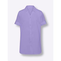 WITT Damen Longbluse in Cr&ecirc;pe-Qualit&auml;t, lavendel, Gr&ouml;&szlig;e 56
