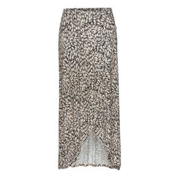 Buffalo Damen Jerseyrock, schwarz-taupe bedruckt, Gr&ouml;&szlig;e 42