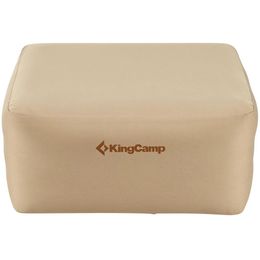 KingCamp Air Cube Campinghocker mit abnehmbarem Bezug 75 &times; 55 &times; 39 cm Beige - Campinghocker