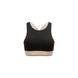 Born Living Yoga Top 'Fiorella' Damen Gr&ouml;&szlig;e XL beige / schwarz
