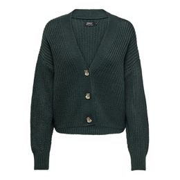 Only Strickjacke 'ONLCarol' Damen Gr&ouml;&szlig;e S dunkelgr&uuml;n
