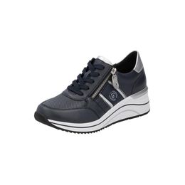 Remonte Sneaker Damen Gr&ouml;&szlig;e 44 dunkelblau / silber