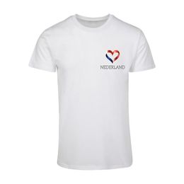 Merchcode Shirt 'Football - Netherlands' male White size S