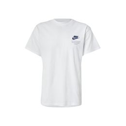 Nike Sportswear T-Shirt Herren Gr&ouml;&szlig;e XS dunkelblau / grau / wei&szlig;