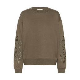 Cream Sweatshirt 'CRJosie' female Green size S