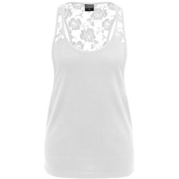 Urban Classics Top Damen Gr&ouml;&szlig;e L wei&szlig;