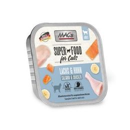 Mac's MAC's Nassfutter Katze Adult Lachs und H&uuml;hnchen 32x100 g